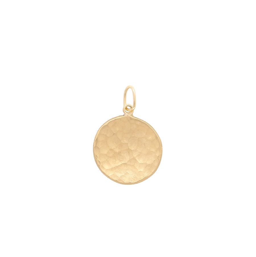 Large Hammered Disc Charm – Anne Sportun Fine Jewellery