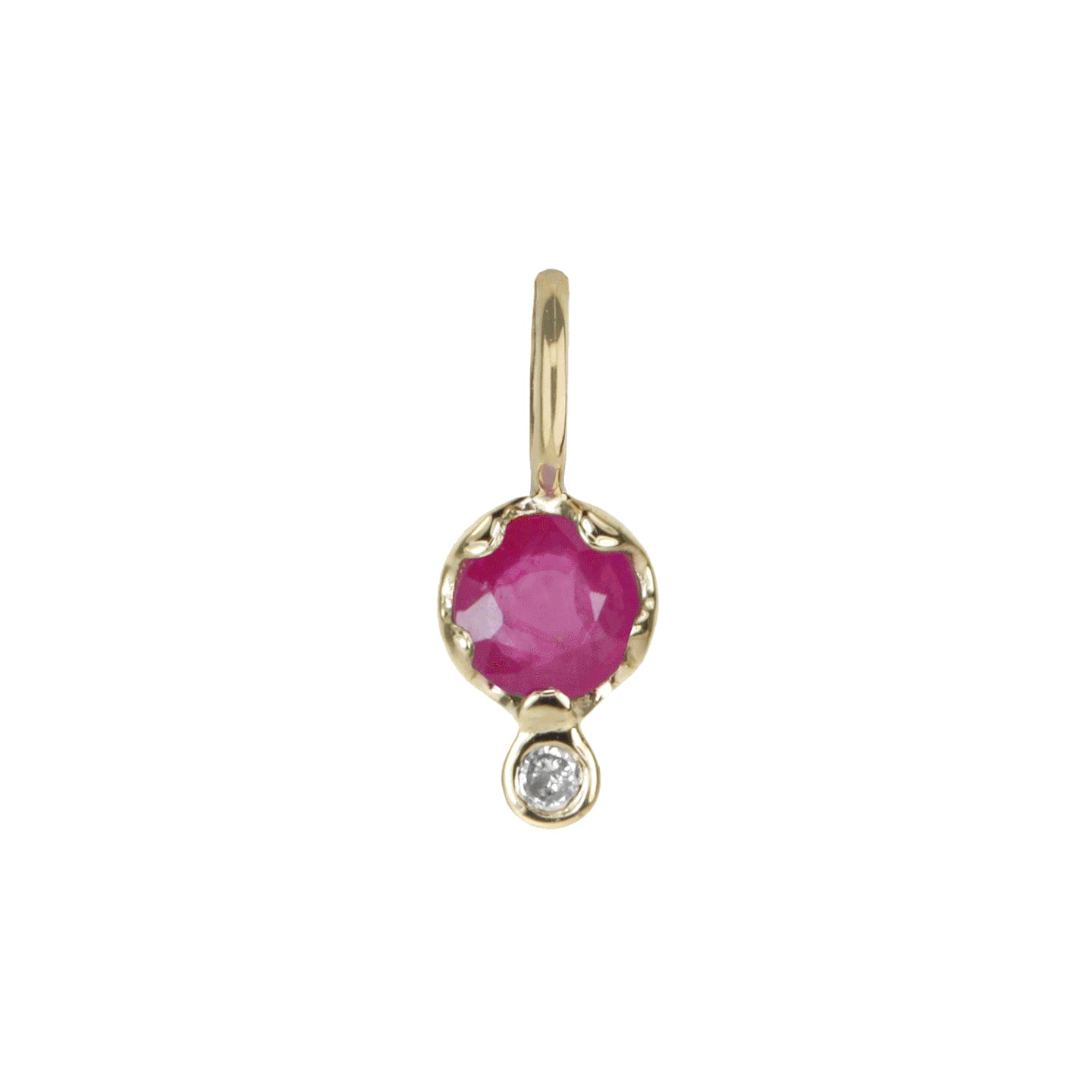 Gemstone Amulet | Ruby | 10k – Anne Sportun Fine Jewellery